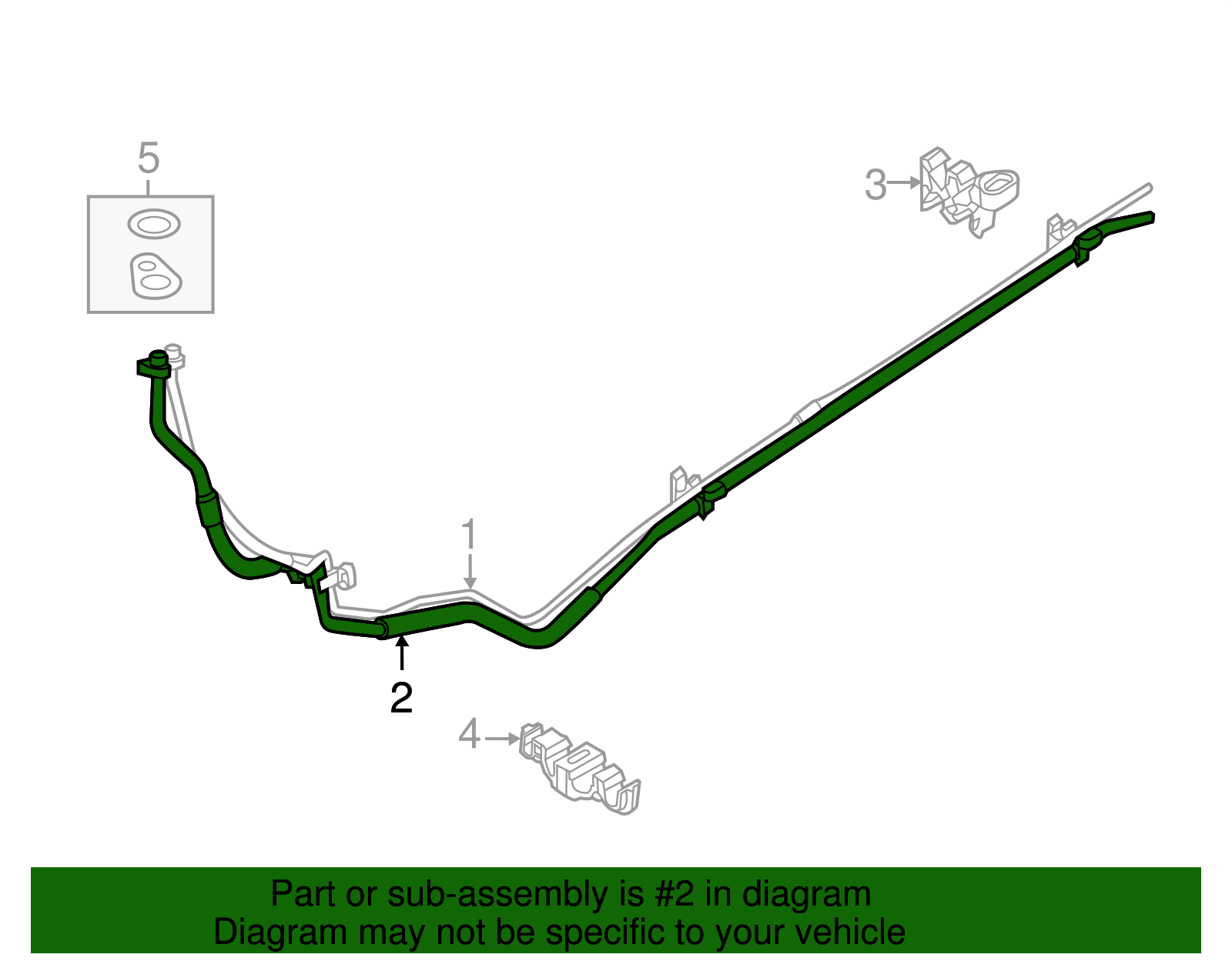 DB5Z-19867-B - AC Line 2011-2015 Ford | Ford Parts Direct