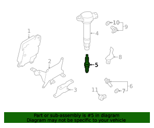 2018-2022 Mitsubishi Outlander PHEV Spark Plug 1822A154 | Mitsubishi ...