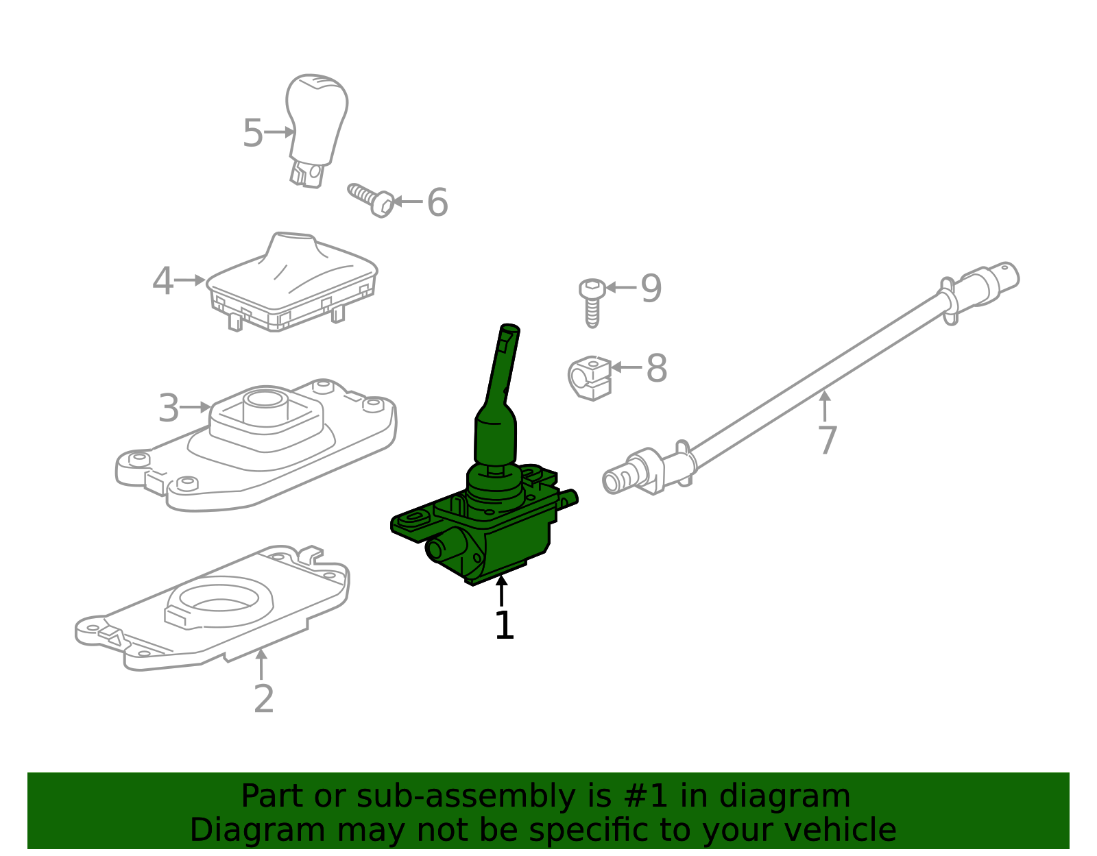 2005-2019 Chevrolet Corvette Manual Transmission Shifter Assembly ...