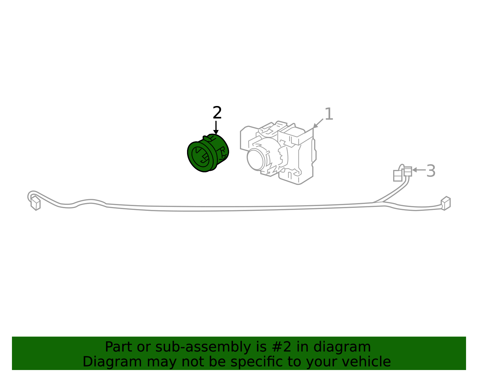 Genuine Toyota Park Sensor Retainer part# 89348-64030-A0 for 2014-2023 ...