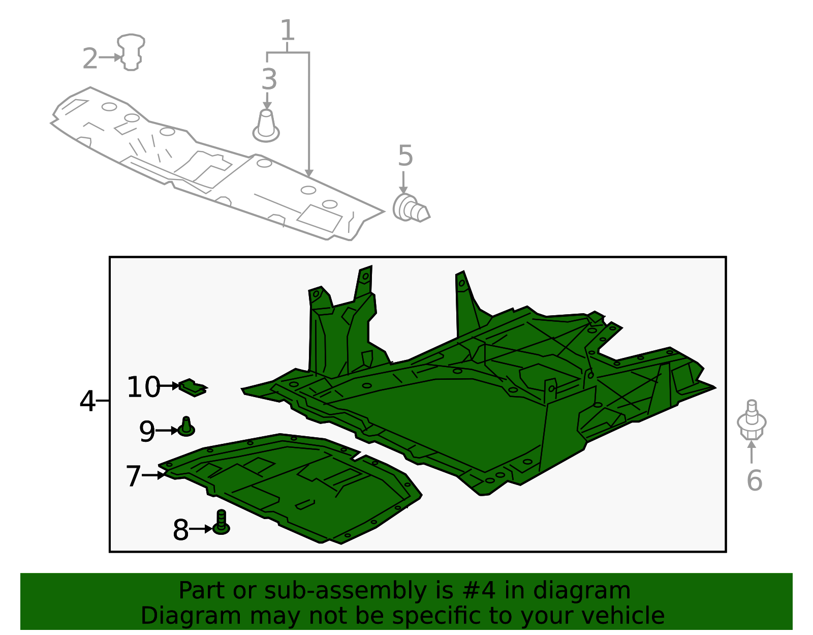 2017-2021 Honda Civic Under-Body Shield 74110-TGH-A00 | OEM Parts Online