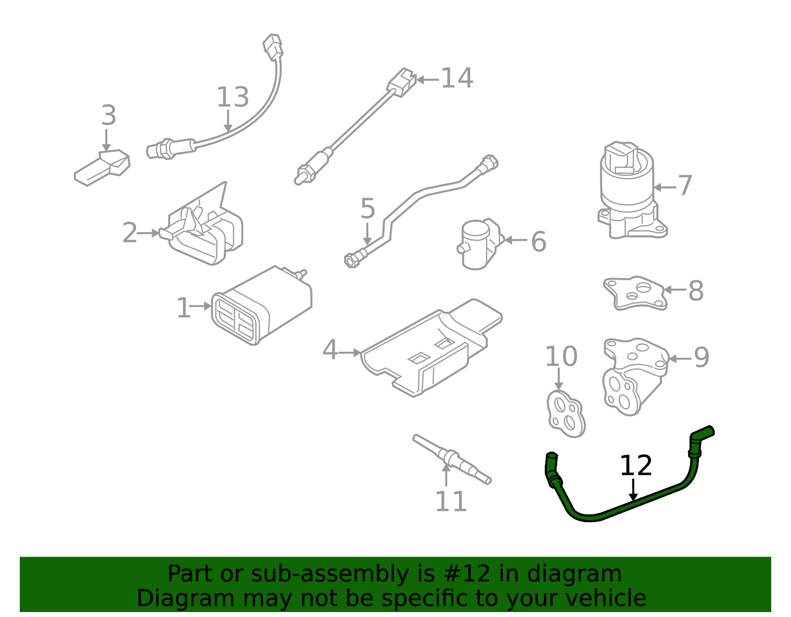 Positive Crank Ventilation (PCV) Pipe 55556495 | Awesome Parts GM
