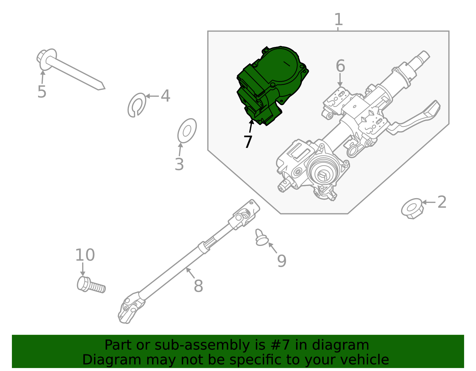 2020-2025 Hyundai Palisade Power Steering Assist Motor 56370-S8000 ...