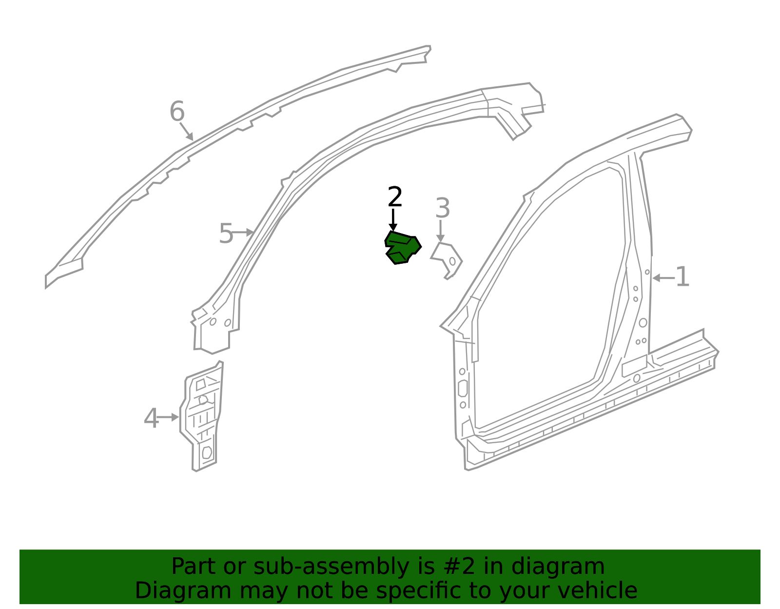 63143-TBC-A01 - Separator R Front Pillar Inside (Upper) - 2016-2021 ...