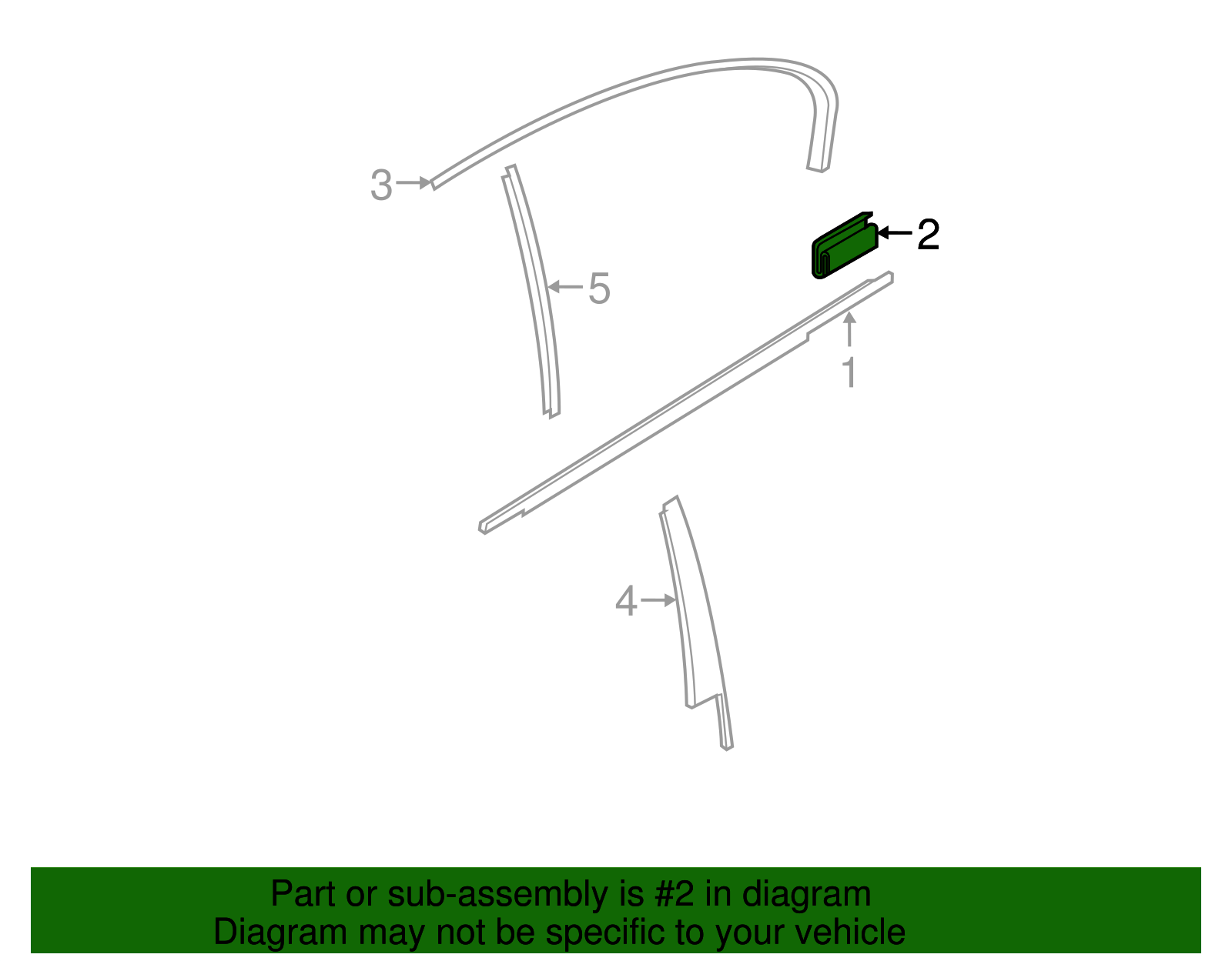 Genuine BMW 07-14-7-229-342 | Belt Molding Clamp | FREE Shipping on ...
