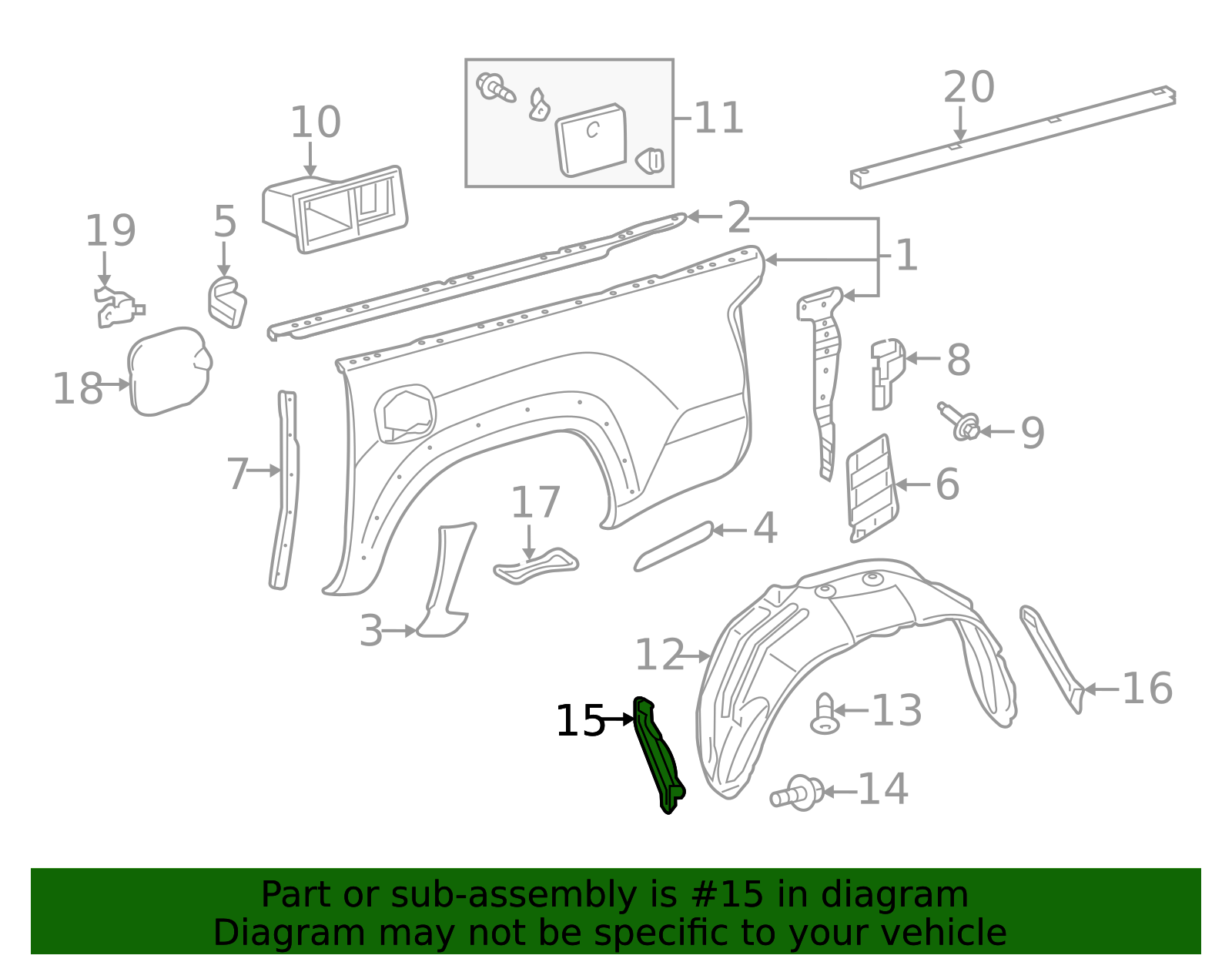 65671-04080 - High-Quality Truck Bed Panel Brace for 2016-2023 Toyota ...