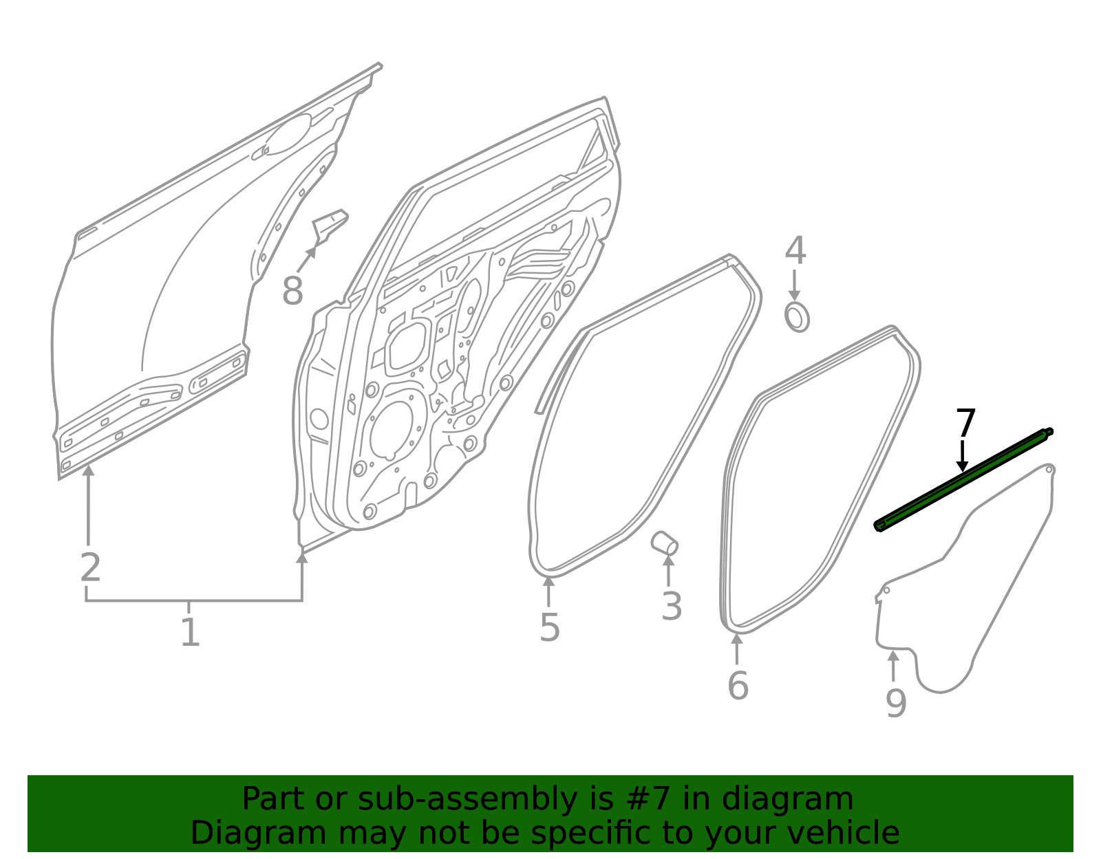 Belt Weatherstrip - Window Seal Protection 83241-J9000 | AutoNation Parts