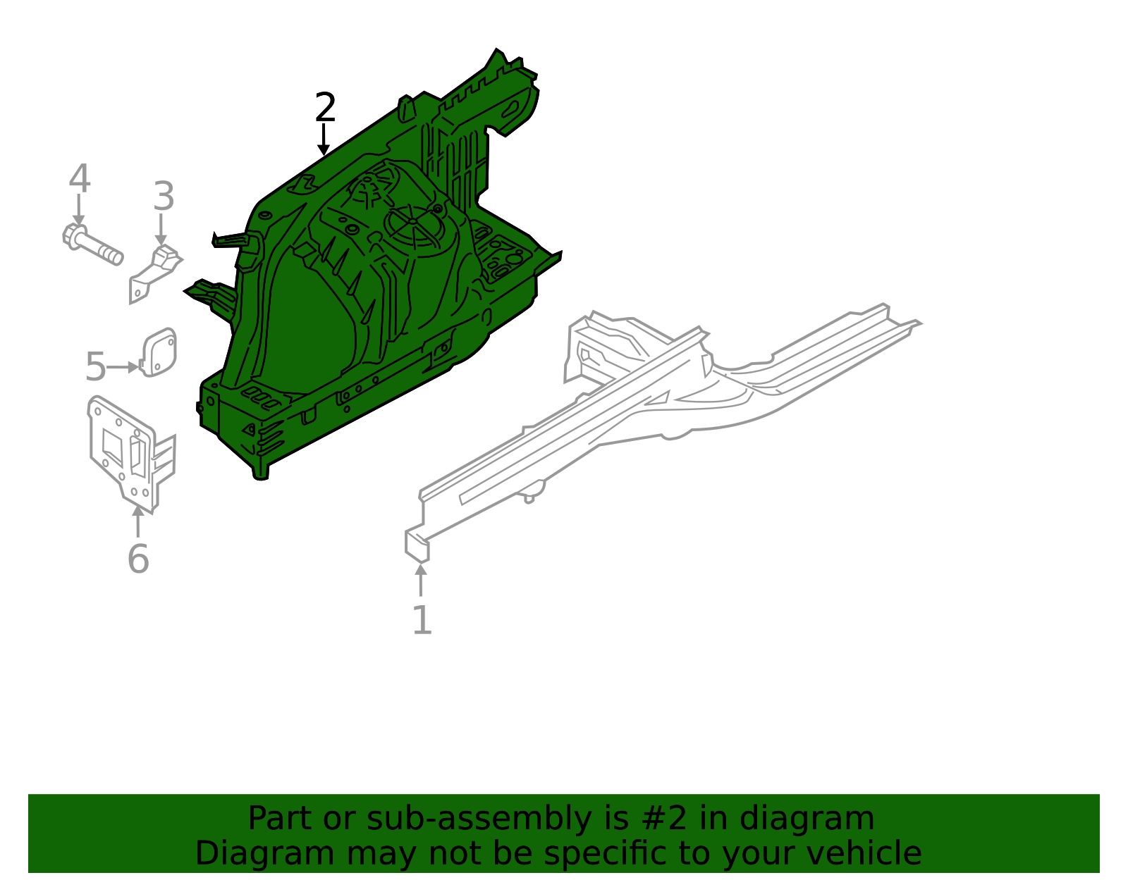 2019-2020 Kia K900 Apron Panel 64502-J6000 | QuirkParts