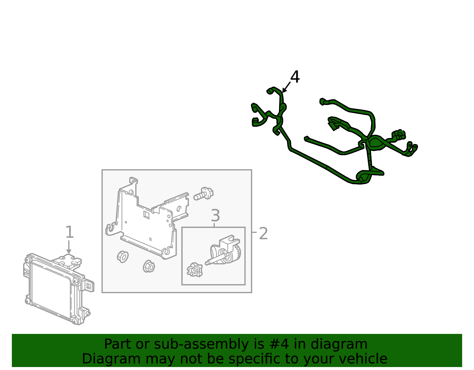 32130-TBA-A00 - 2016-2018 Honda Civic - Wire Harness Front End ...