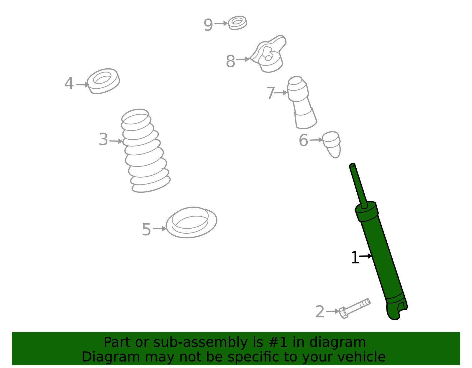 2006-2010 Kia Optima Shock 55311-2G700 | OEM Parts Online