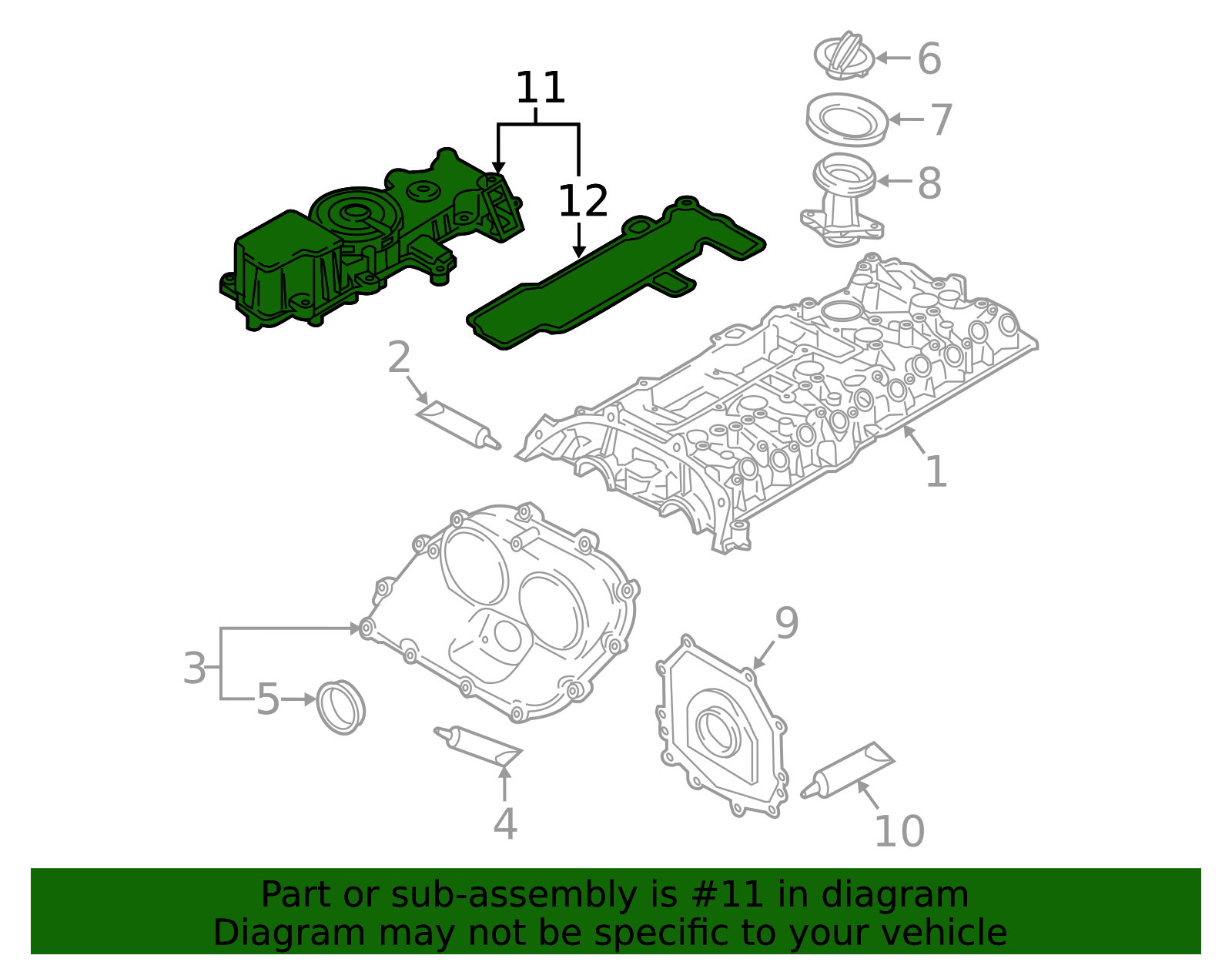 07K-103-495-E - Engine Crankcase Vent Valve 2018-2022 Audi | Audi OEM ...