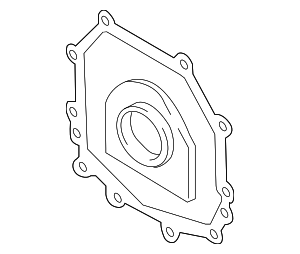 07K-103-151-M - Rear Main Seal Retainer 2017-2024 Audi | Audi OEM Parts Guy