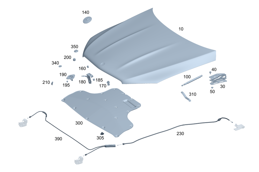 254-880-98-02 - Retaining Hook 2016-2026 Mercedes-Benz | Mercedes-Benz ...