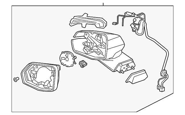 2019-2025 Chevrolet Blazer Mirror Assembly 84984040 | Capital Chevy Parts