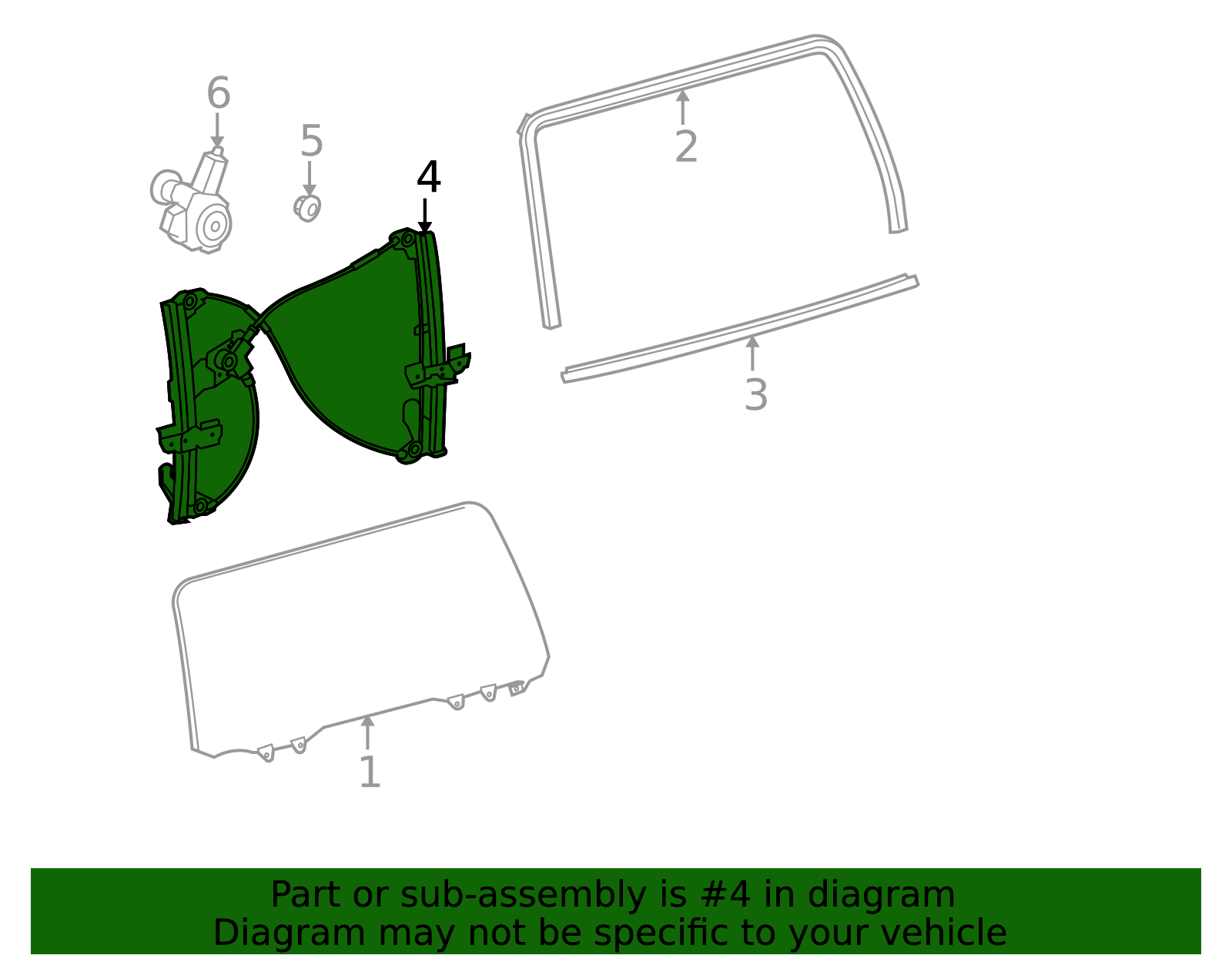 Genuine Official Toyota Window Regulator part# 69807-35030 for 2010 ...