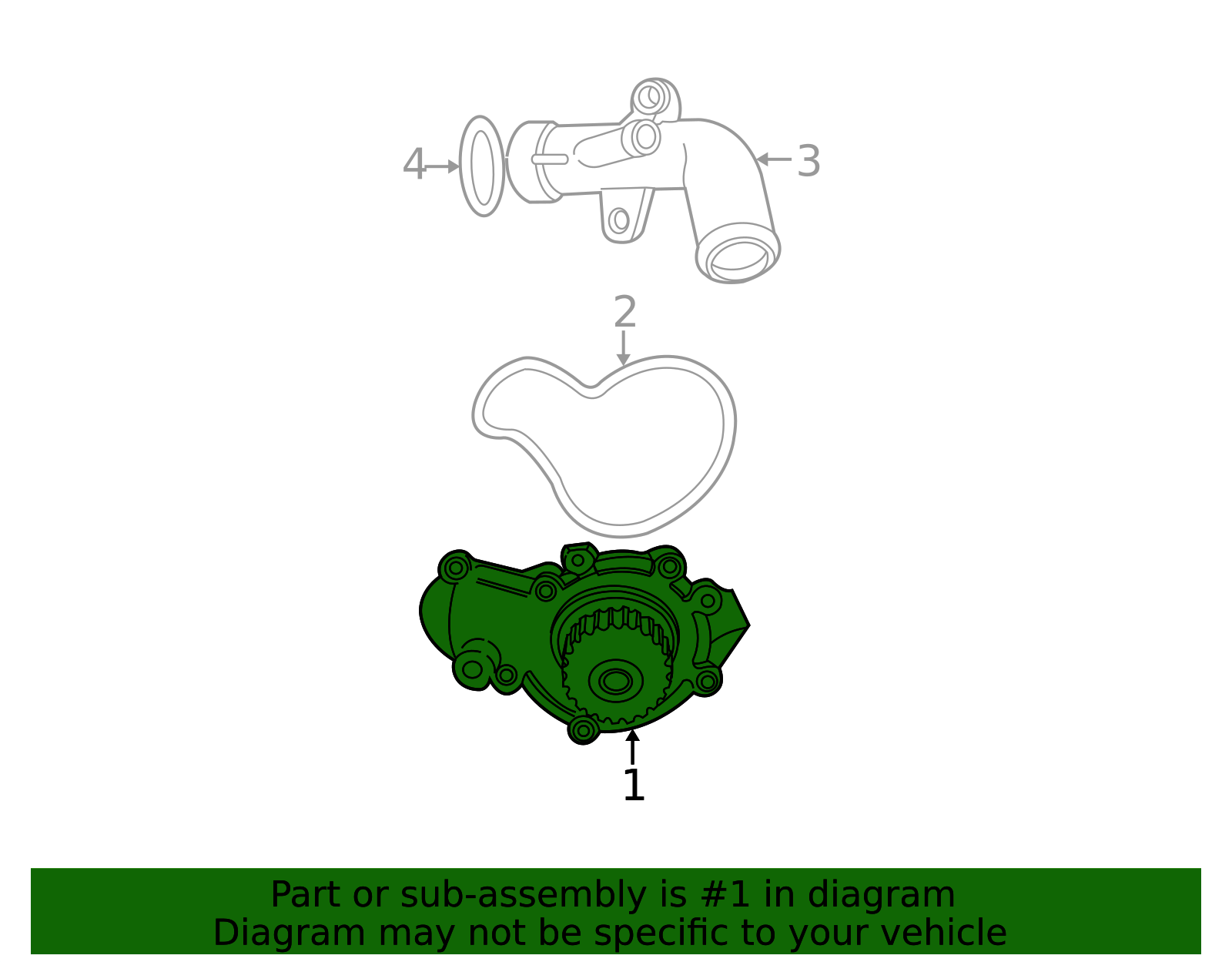 Water Pump 04694307AF | Mopar Parts Canada