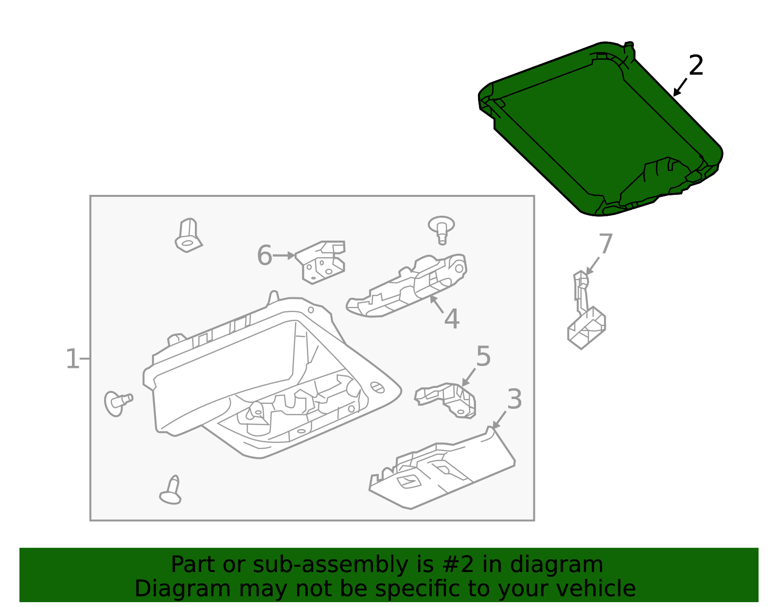 26439-6MA0A - High-Quality Console Bracket for 2017-2023 Nissan ...