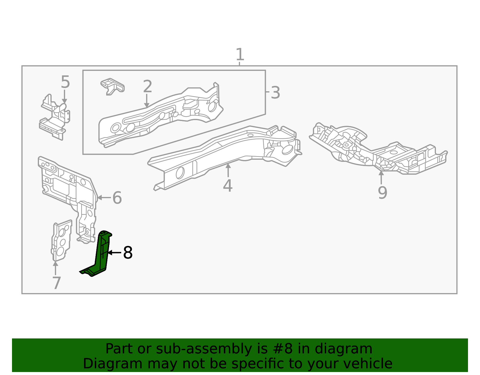 60921-T20-A00ZZ - 2022-2025 Honda - Bracket | Genuine Honda Parts
