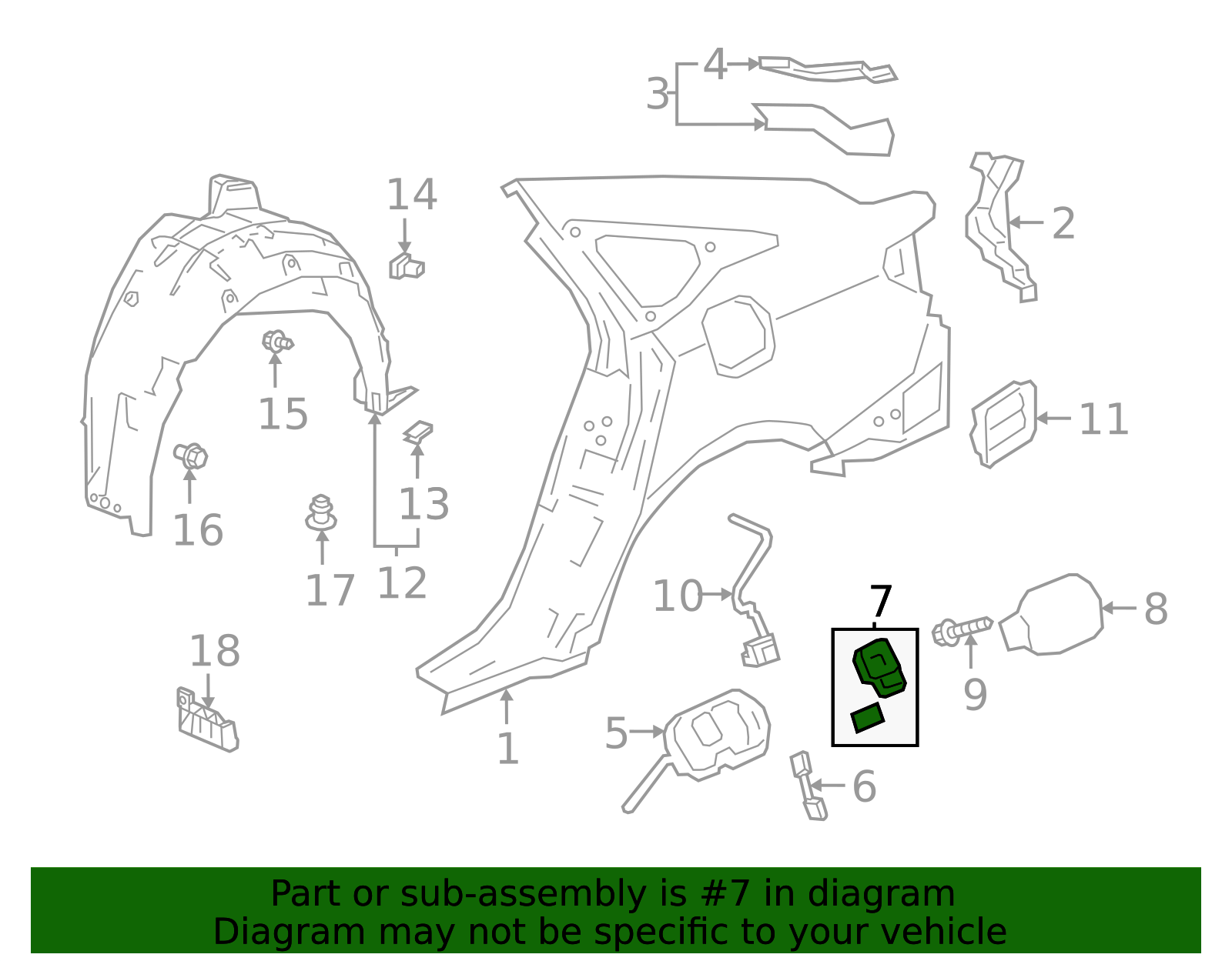 2018-2022 Honda Accord Outer Cover 17667-TVA-A01 | Honda Factory Parts