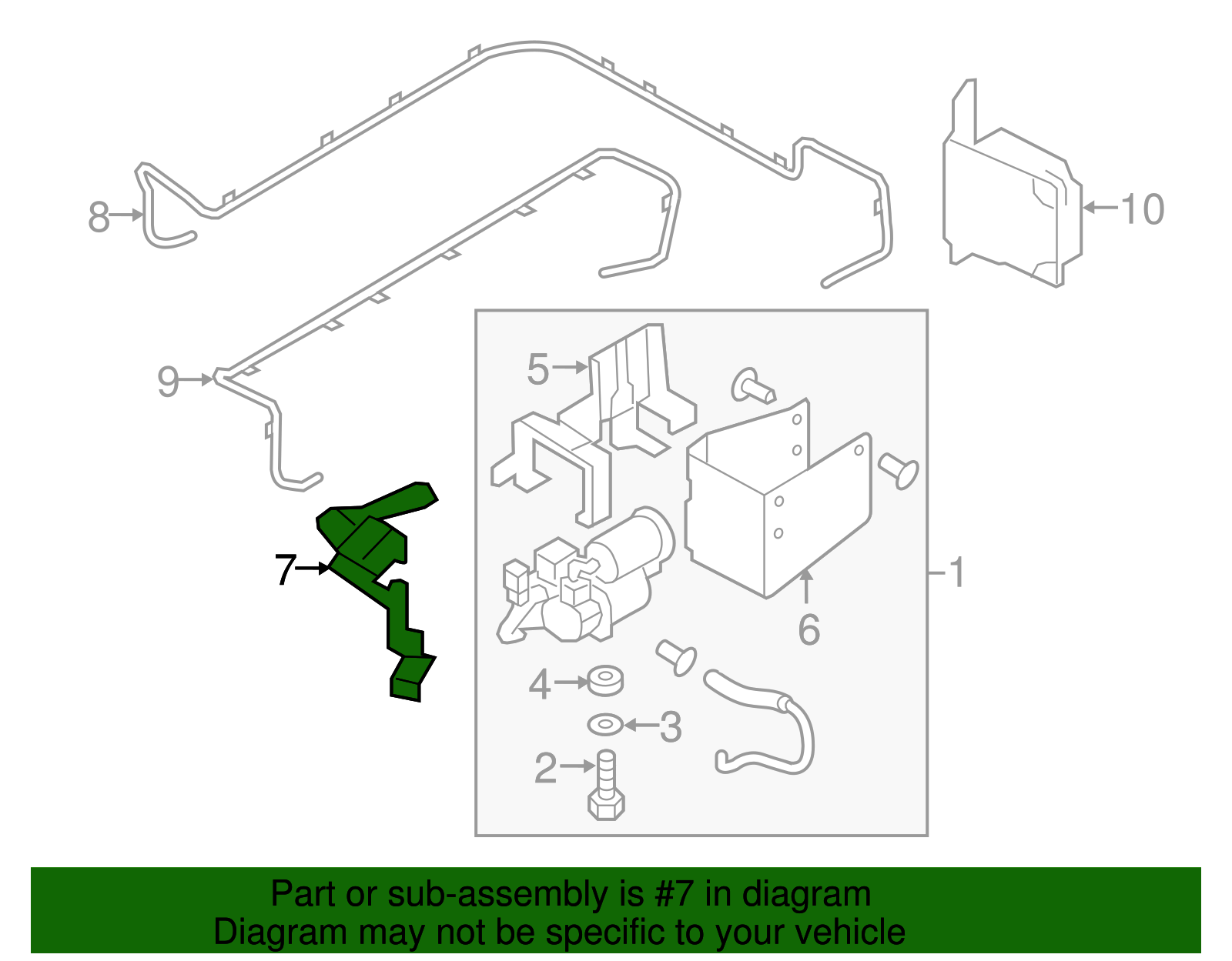 2017-2024 Nissan Armada Height Sensor 538201LA2A | Nissan Parts Royal Oak