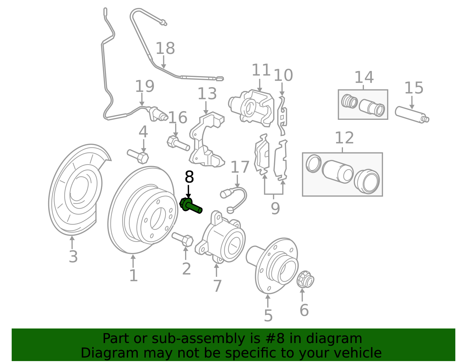 Genuine BMW 33-30-6-770-975 | Bearing Bolt | FREE Shipping on Most ...