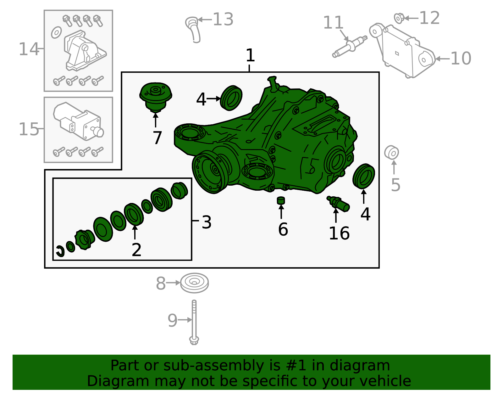 LR161872 - High-Quality Differential for 2018-2025 Land Rover Range ...