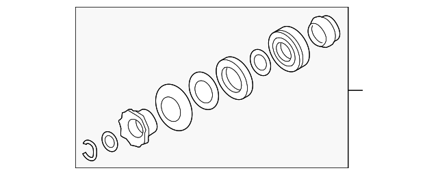 2013-2025 Land Rover 2013-2025 Land Rover - Differential Pinion Bearing ...