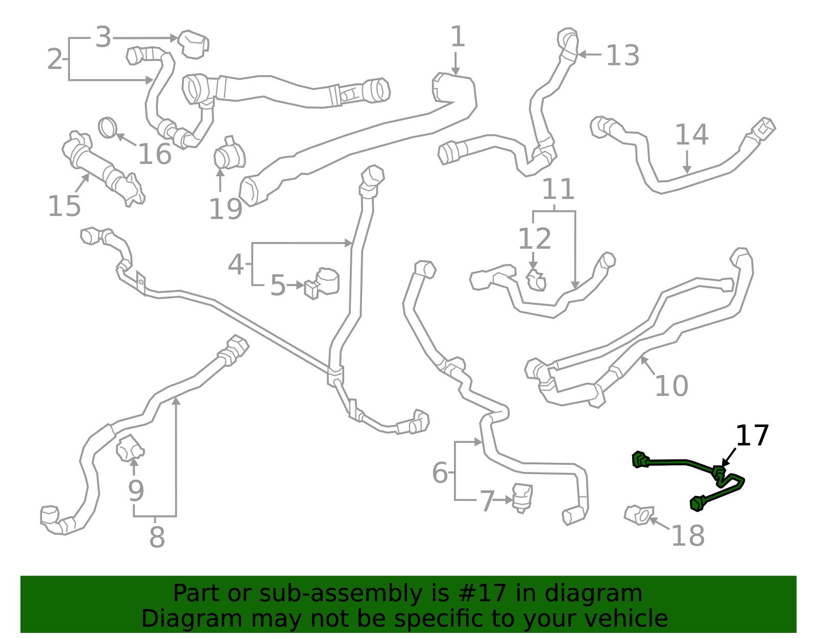 2020-2025 Toyota GR Supra 2020-2024 Toyota GR Supra - Overflow Hose ...