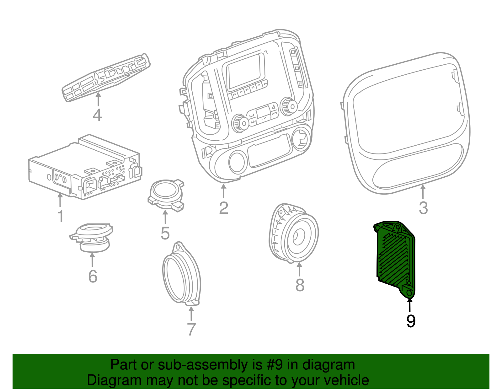 23228419 - 2015-2018 GM - Radio Speaker Amplifier | Partners Chevy