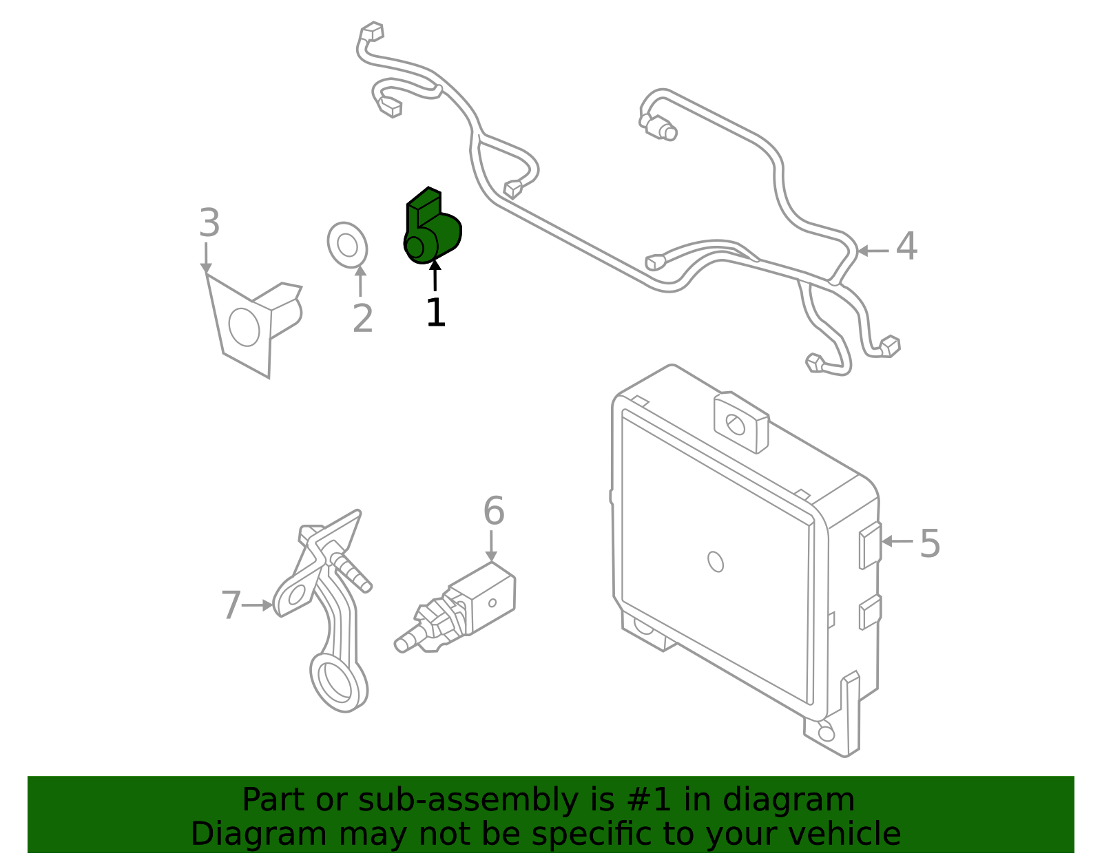 5WA-919-275-C-905 - High-Quality Parking Aid Sensor for 2022-2025 Audi ...