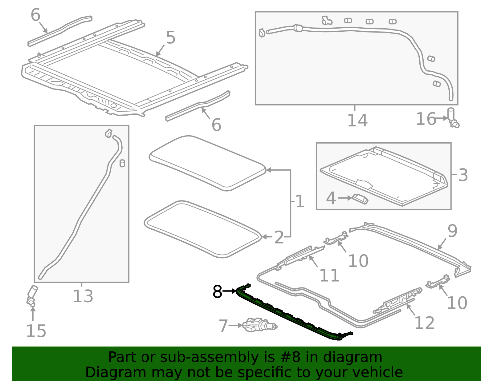 70500-TVA-A01 - High-Quality Sunroof Deflector for 2018-2025 Honda ...