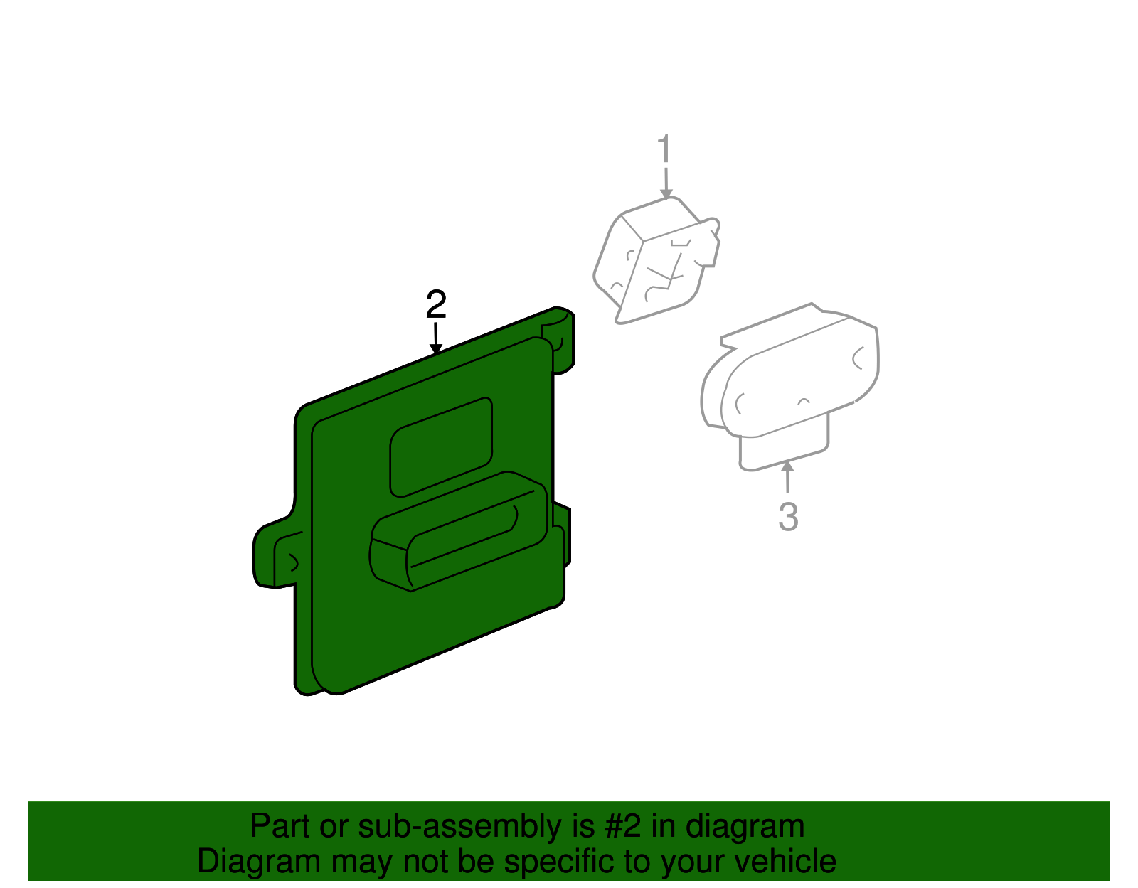 2009 GM Trailer Brake Control Module Assembly 20850923 GM ...