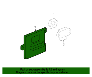 2009 GM Trailer Brake Control Module Assembly 20850923 GM ...