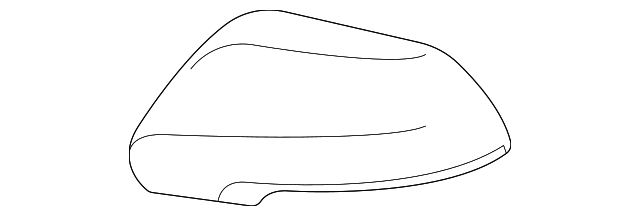 2021-2023 Toyota Mirai Mirror Cover 8791A-30F70-B3 | Toyota Parts Center