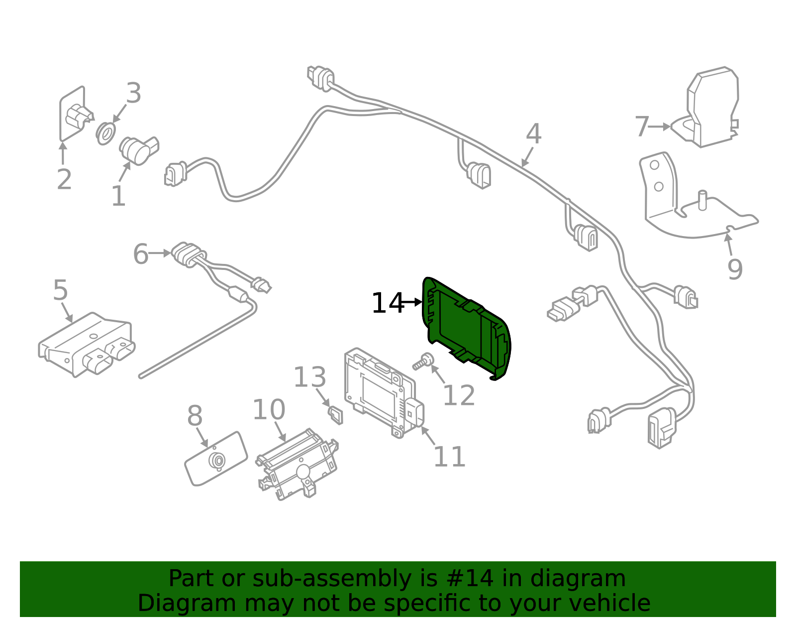 4N0-907-693-A - High-Quality Blind Spot Detection System Warning Sensor ...