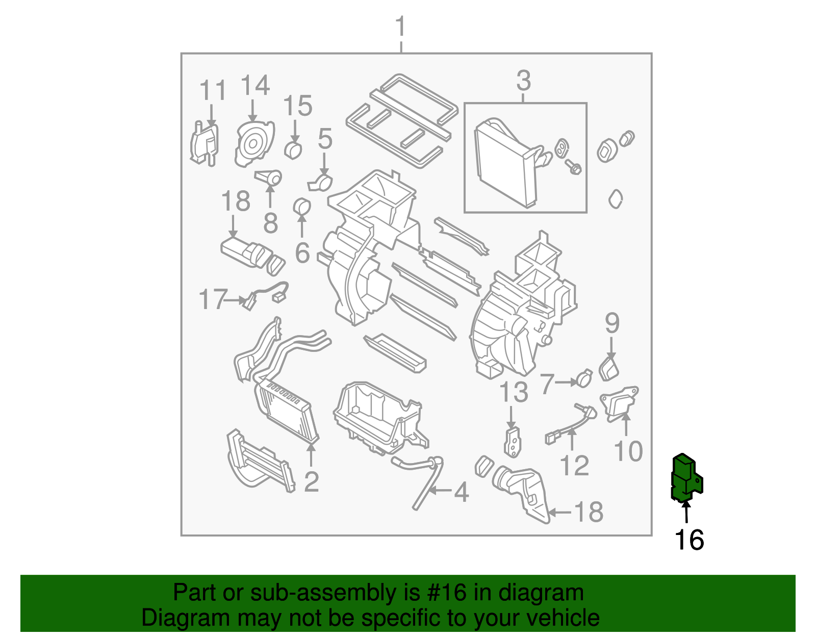 94110-1C100 - Ambient Temp Sensor 2008-2012 Hyundai | Hyundai Parts Pro
