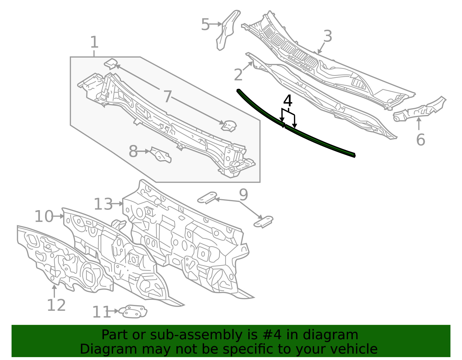 55783-AC010 - High-Quality Pad for 2005-2012 Toyota Avalon | AutoNation ...