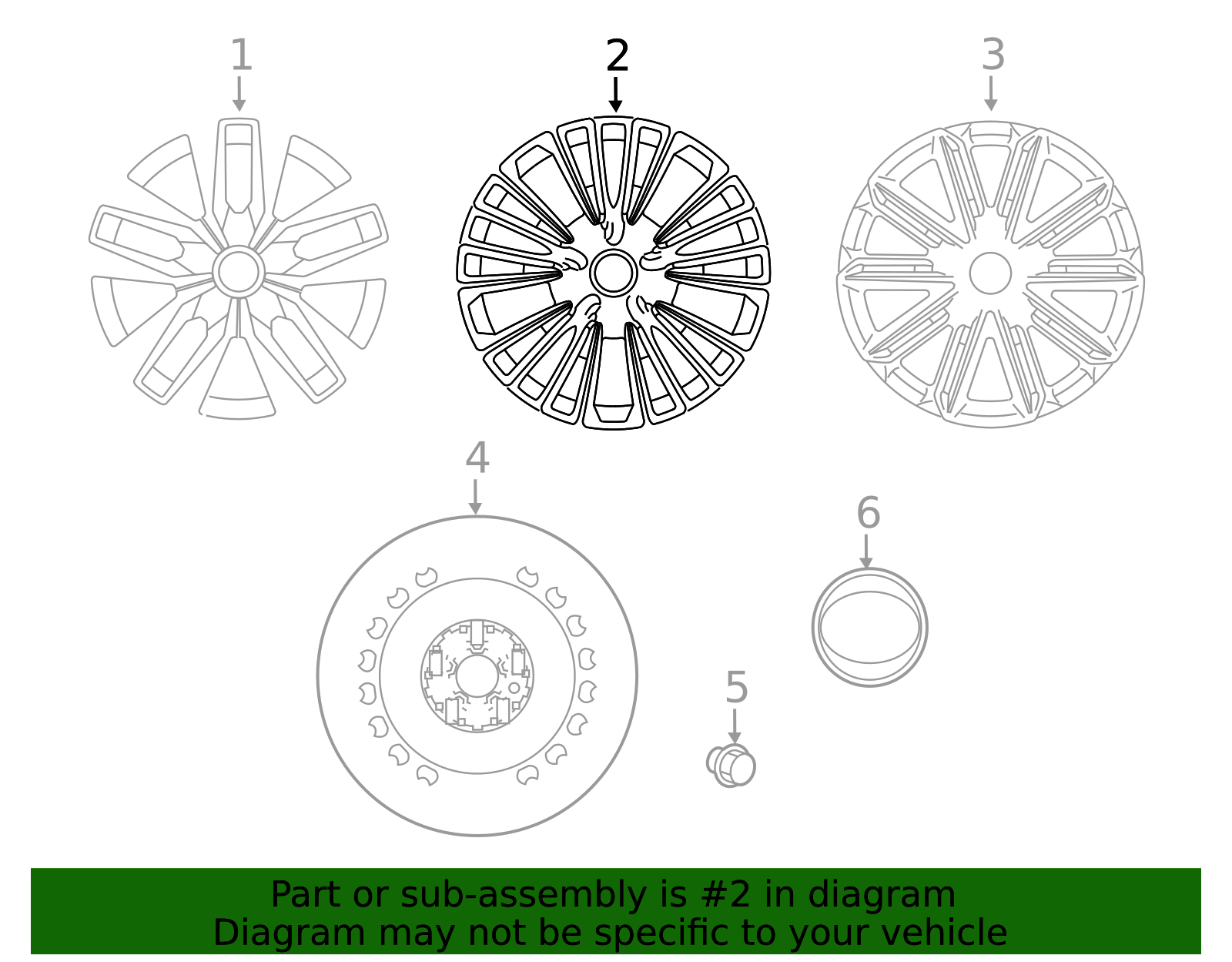 4261A-07030 - Wheel Alloy Chrome 18 Inch 2019-2022 Toyota Avalon ...