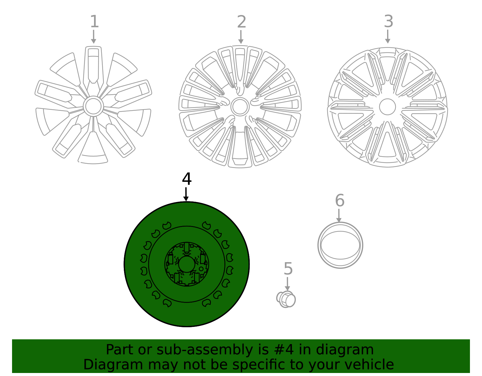 Disc Wheel 42611-06C40 | American Toyota Parts
