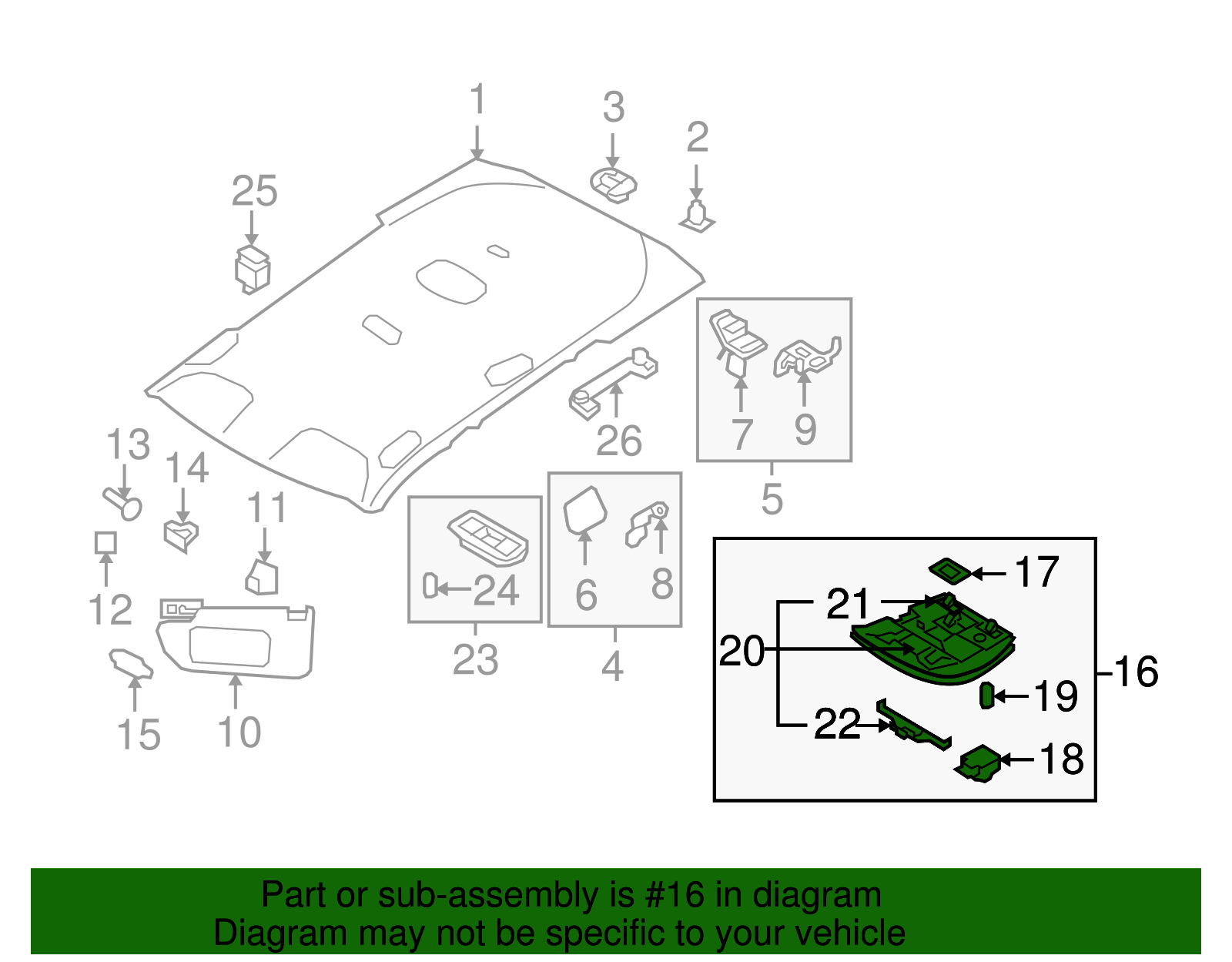 39826642 - High-Quality Reading Light for 2014-2016 Volvo | AutoNation ...