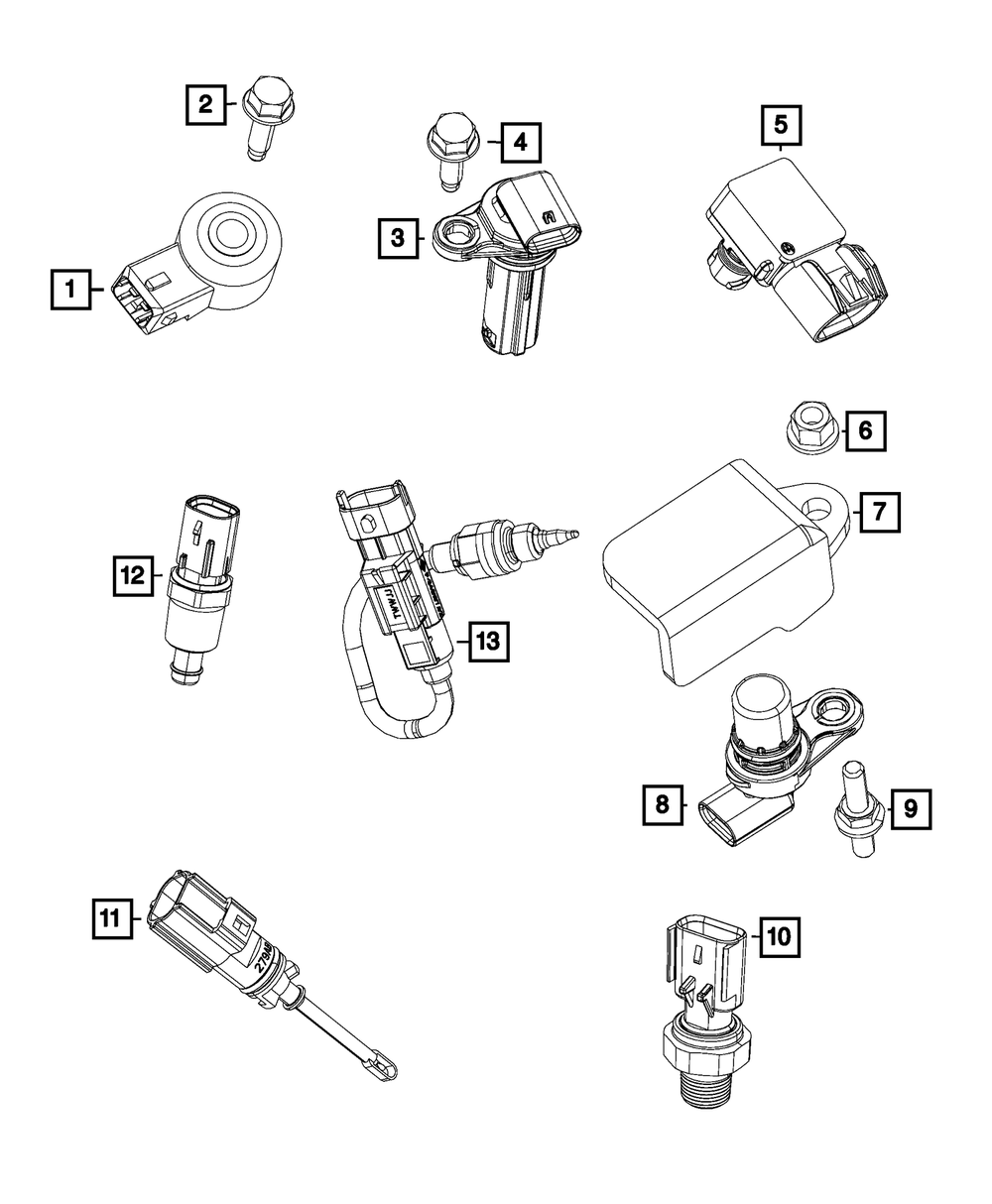 68145662AB - Oil Pressure Sensor 2013-2017 Mopar | The Official Mopar ...