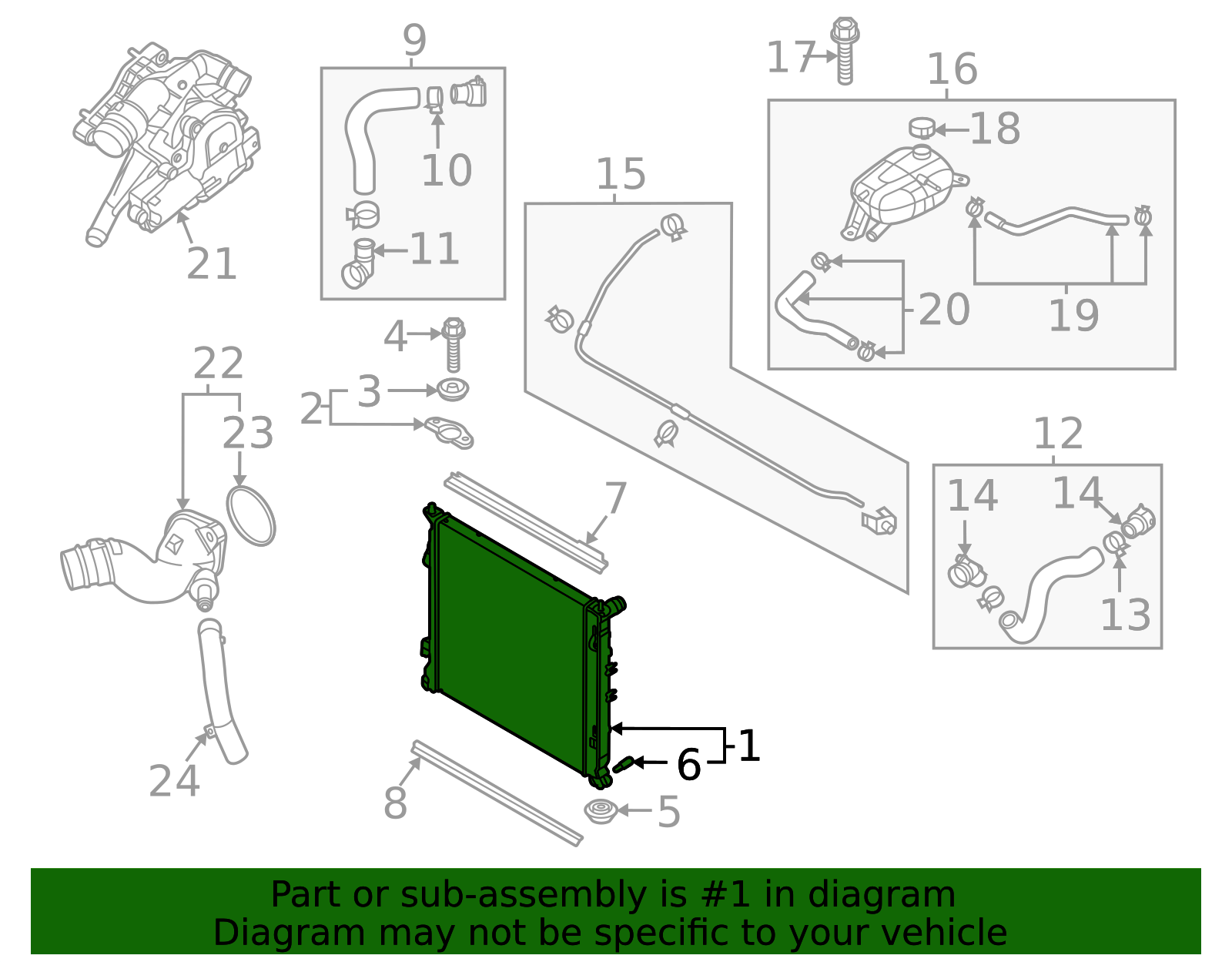 2020-2023 Hyundai Sonata Radiator Assembly 25310-L0000 | OEM Parts Online