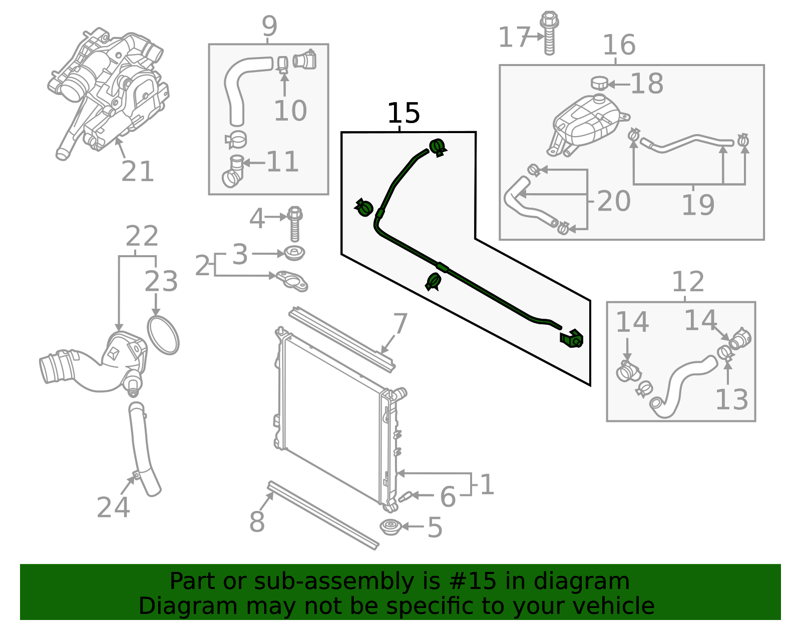 25451-L1000 - High-Quality Engine Coolant Overflow Hose for AutoNation ...