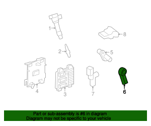 2009-2025 GM (Replaces 12636736) Ignition Knock (Detonation) Sensor ...
