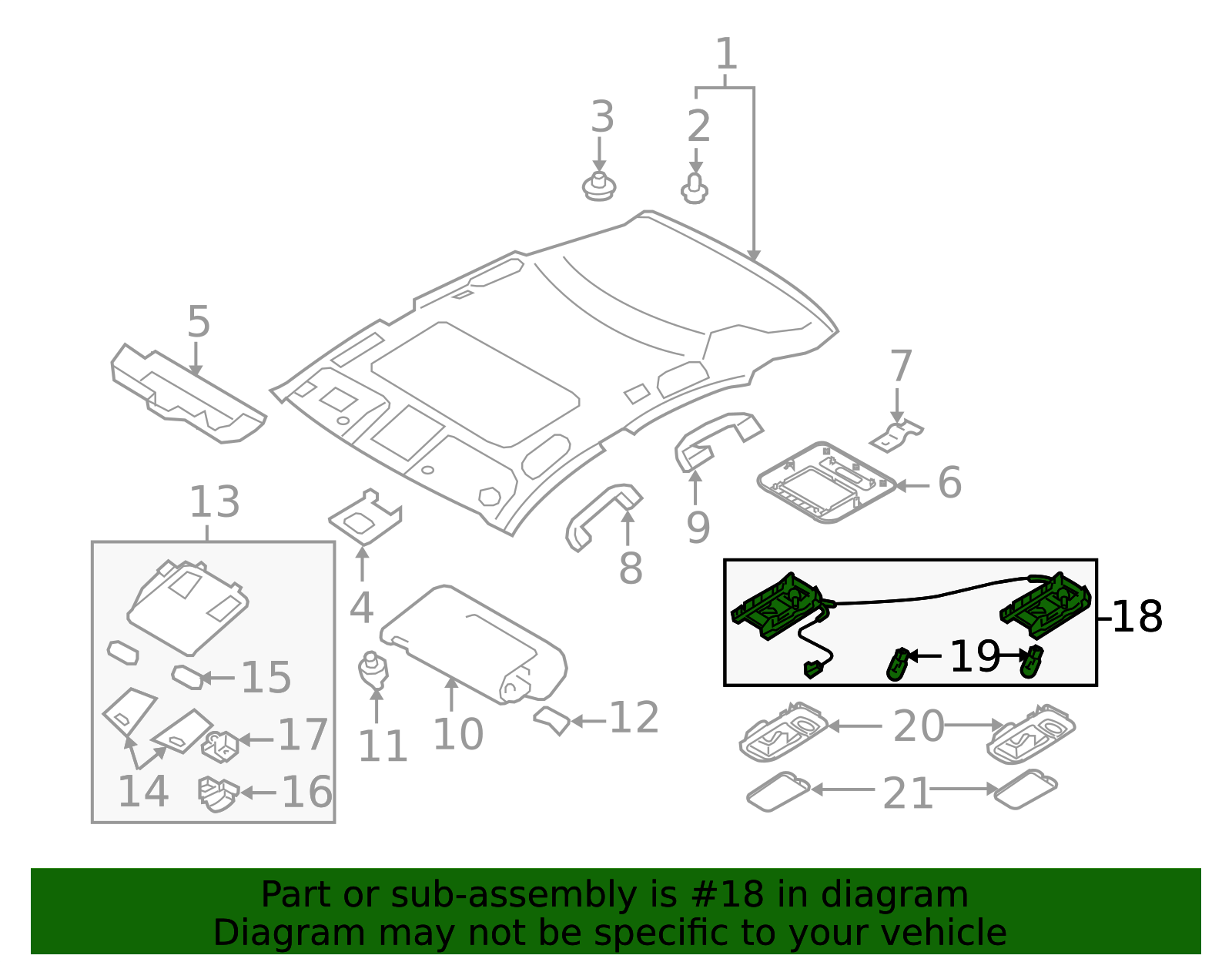 264601CA0A - Reading Lmp Assembly 2009-2017 INFINITI | Infiniti of ...