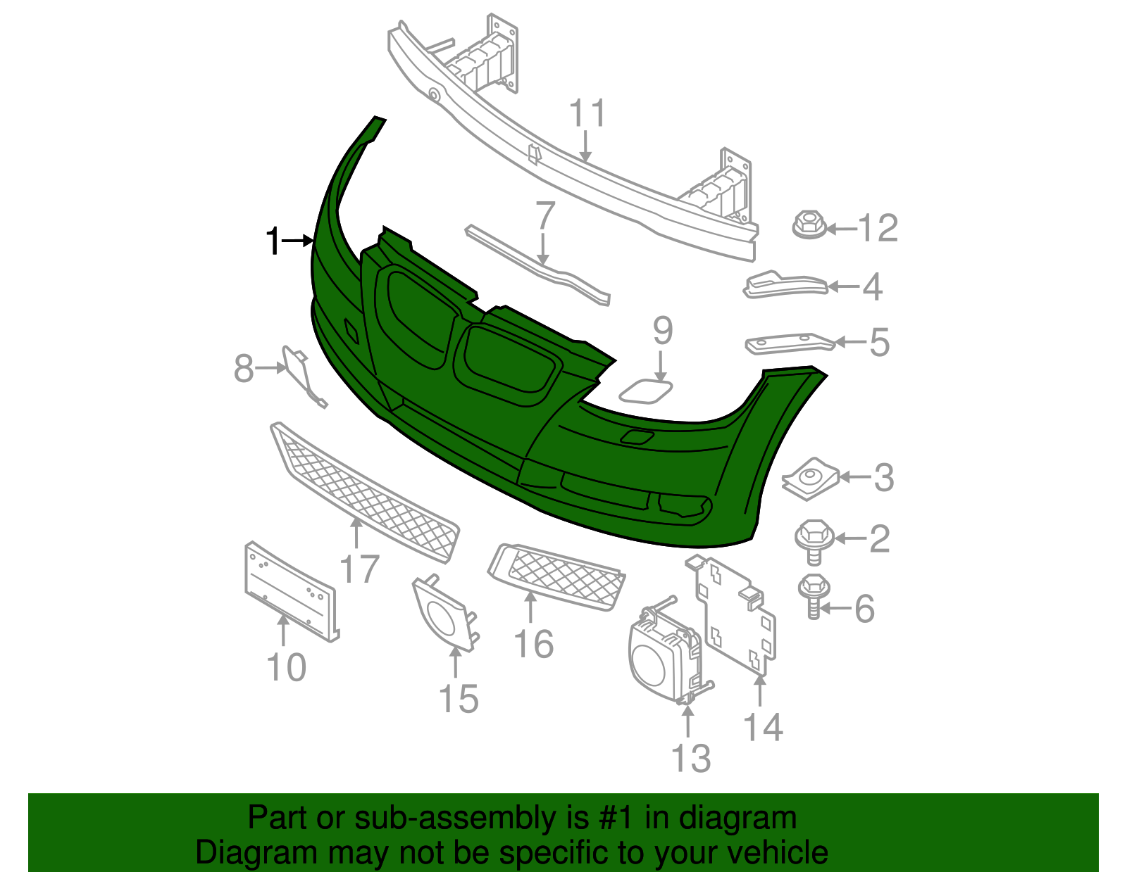 Genuine BMW 51-11-7-181-308 | Bumper Cover | FREE Shipping on Most ...