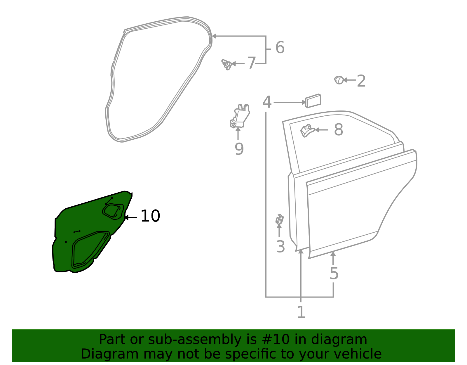 2009-2013 Toyota Corolla Water Deflector 67842-02170 | MotorMotor
