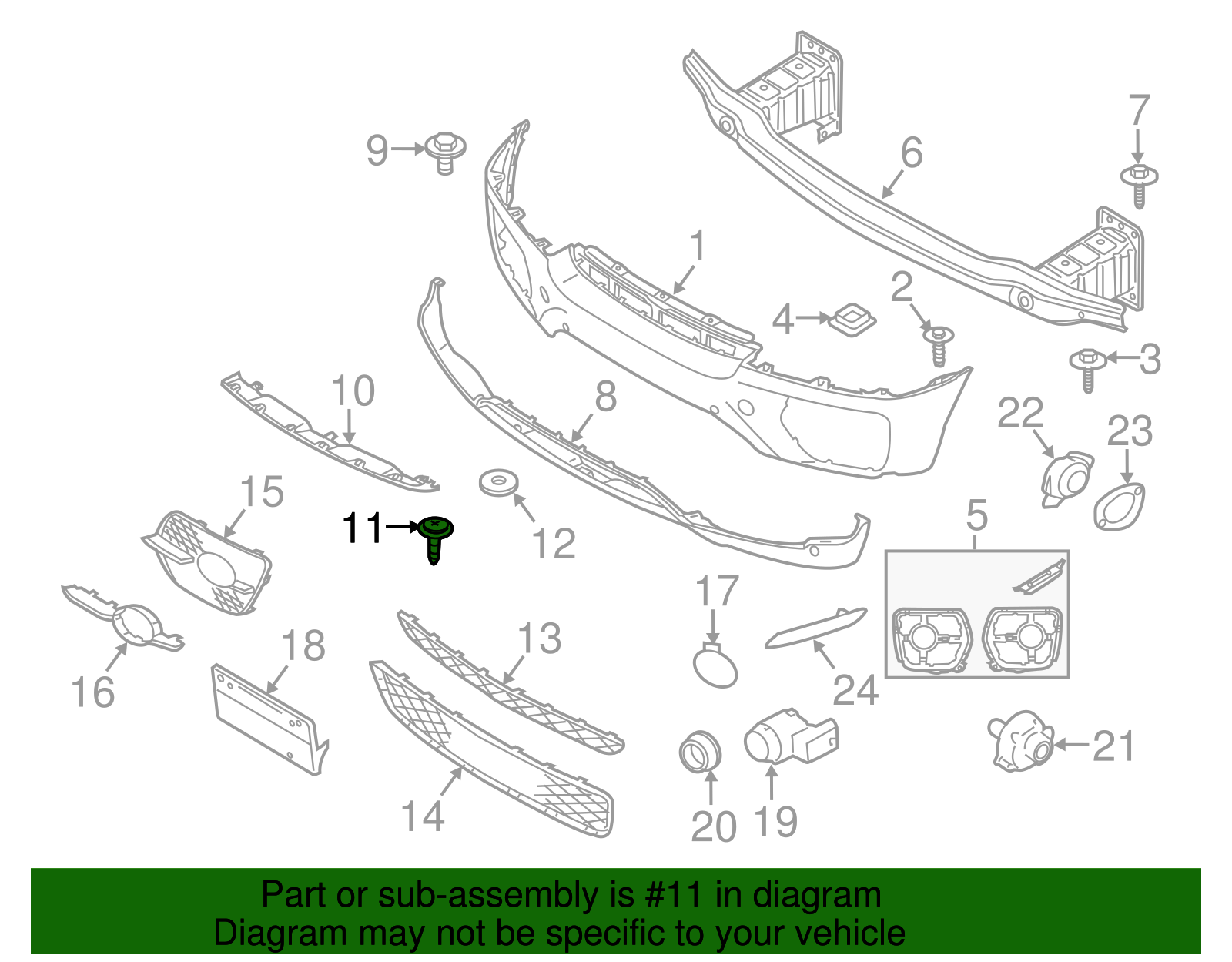07-14-7-177-492 - Splash Shield Screw - 2007-2014 BMW | Buy BMW Parts Now