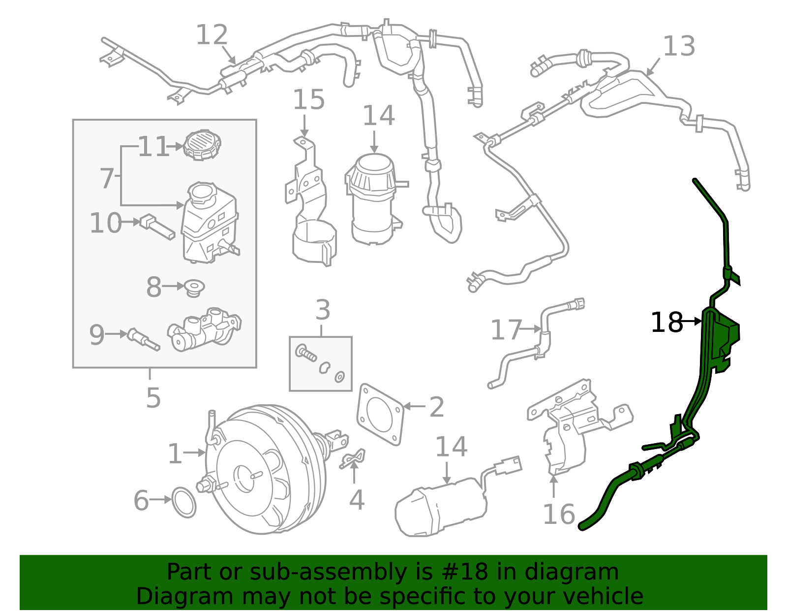 Hyundai - 59140-G9100 - Vacuum Hose - 2019-2025 Genesis G70 | OEM ...