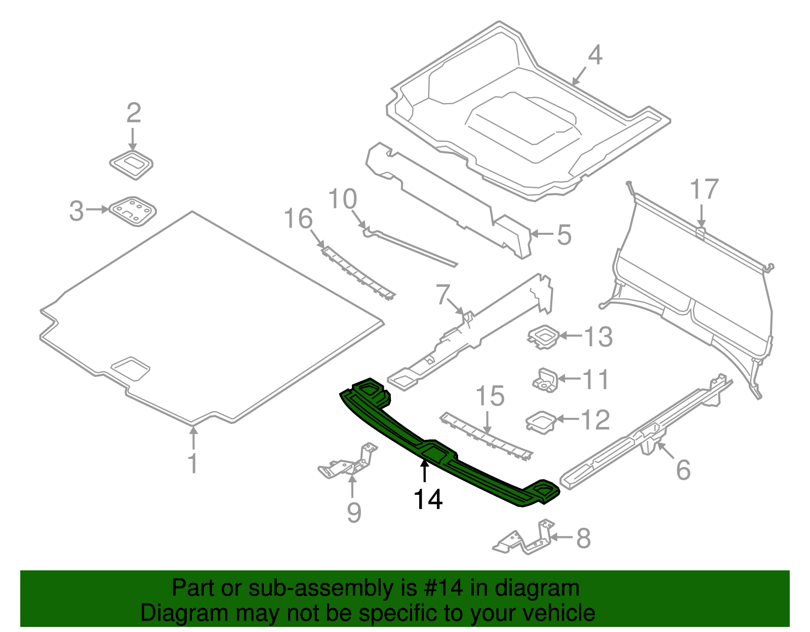 32353288 - 2018-2025 Volvo XC60 - Illuminated Tailgate Scuff Plate ...